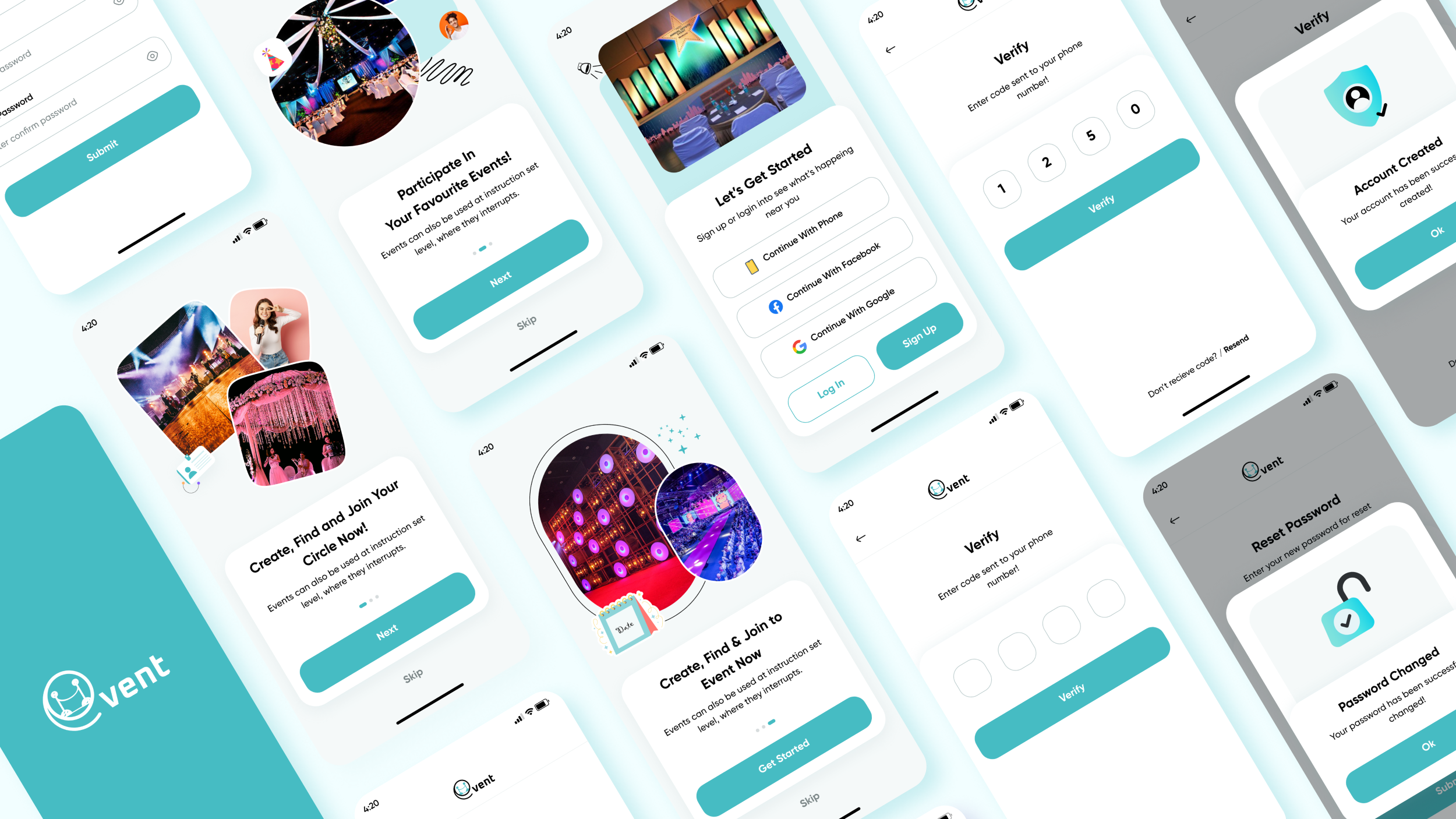InClub : Event Management app template | event planner | Flutter (Android, iOS) app by ...